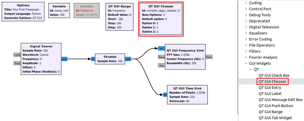 Runtime Updating Variables Gnu Radio